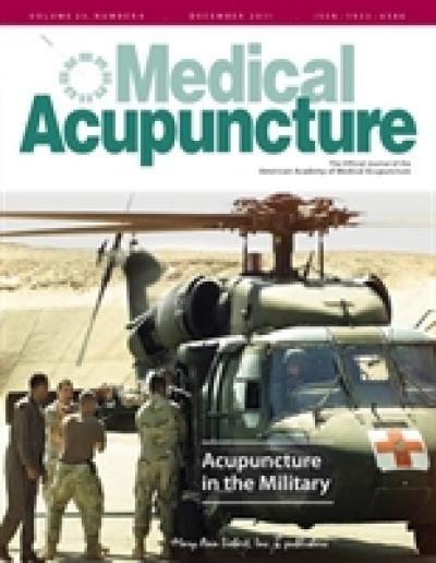 Use of acupuncture in the US military highlighted in special issue of ...