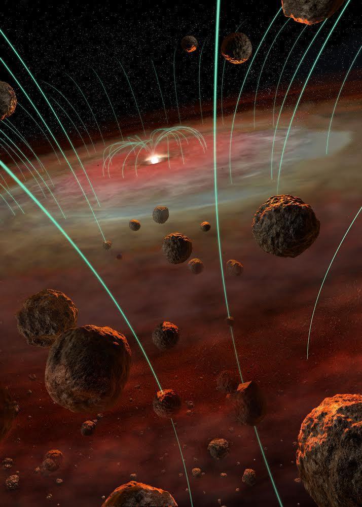 Magnetic fields frozen into meteorite grains tell a shocking tale of ...