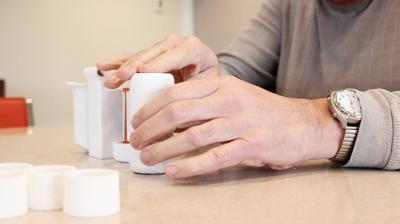 UC students design a better pill bottle for the blind and visually ...